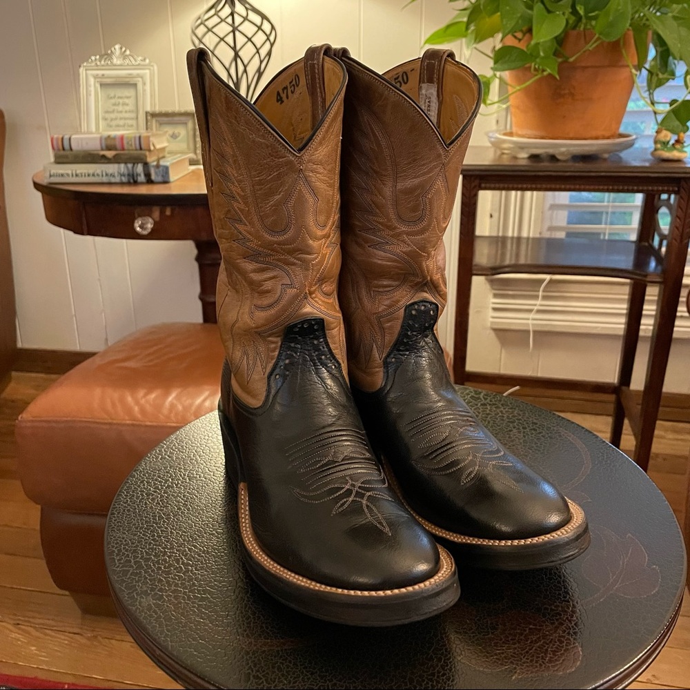 Rios Of Mercedes Roper Leather Western Boots Men’s Si… - Gem